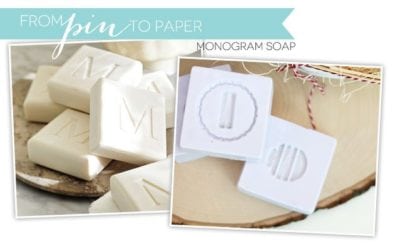 Style Watch: DIY Monogram Soap - Damask Love