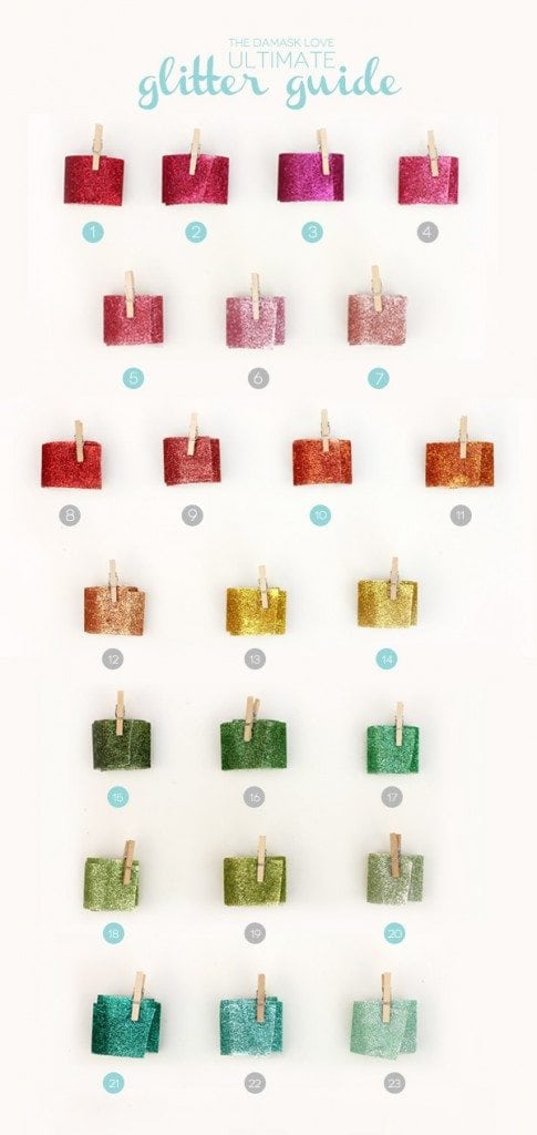 The Ultimate Glitter Guide - Damask Love