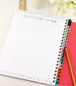 DIY Sugar Paper Planner - Damask Love