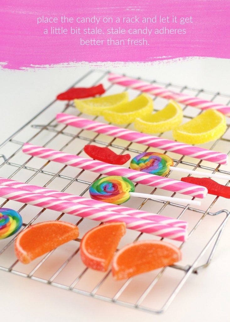 DIY Framed Candy - Damask Love