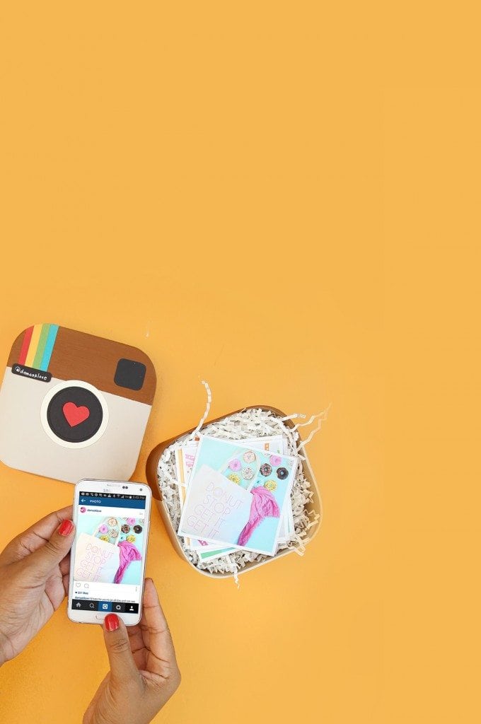 DIY Instagram in a Box - Damask Love