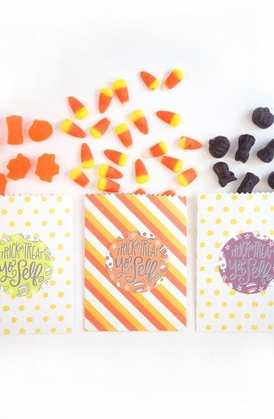 Easy Make Your Own Treatbags + Printables - Damask Love