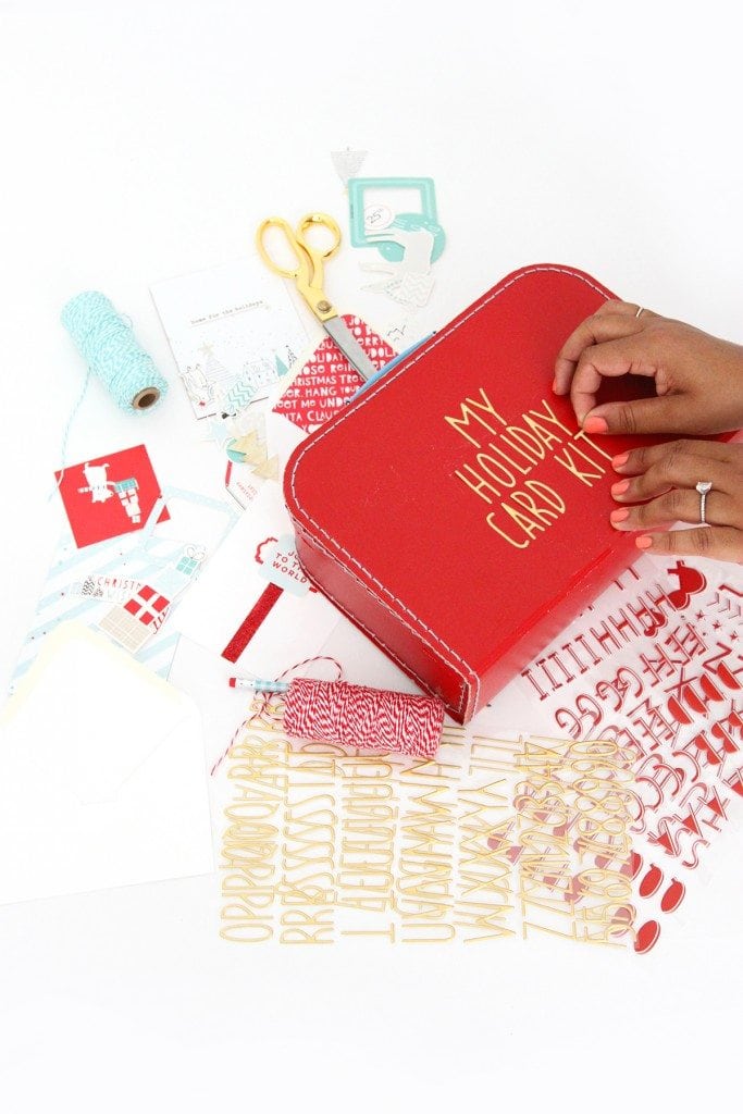 Make Your Own Holiday Card Kit - Damask Love
