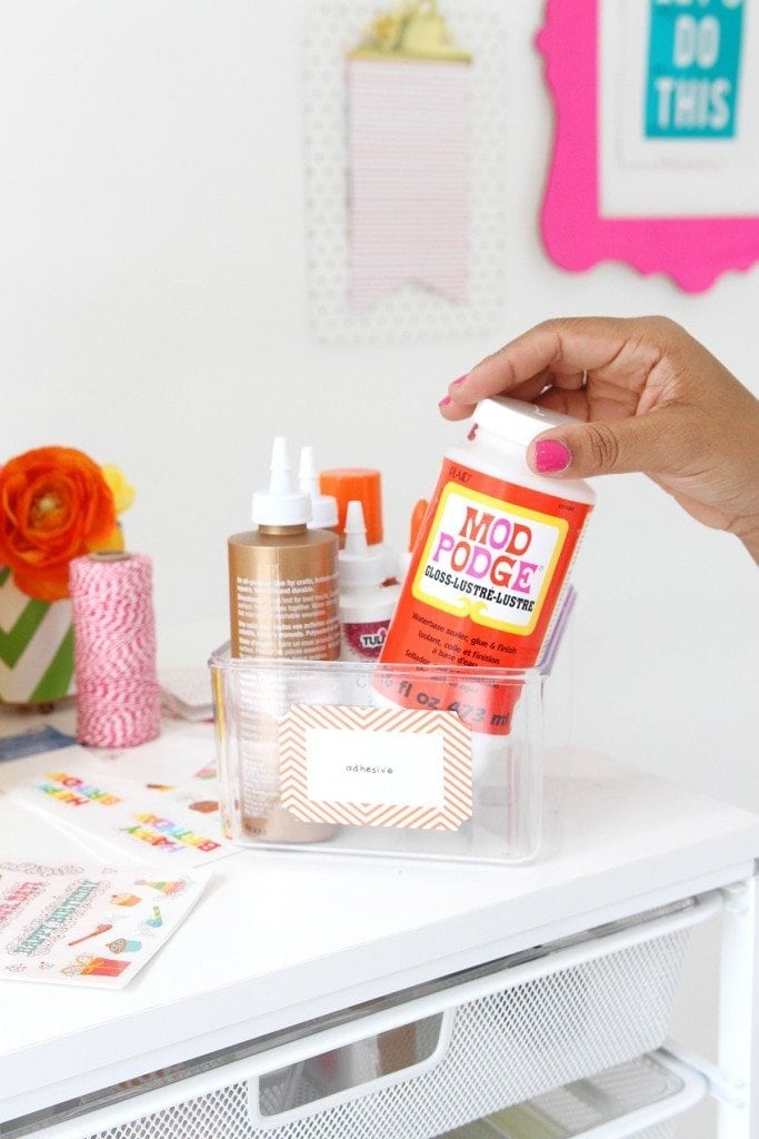 Build an elfa Craft Room Cart - Damask Love