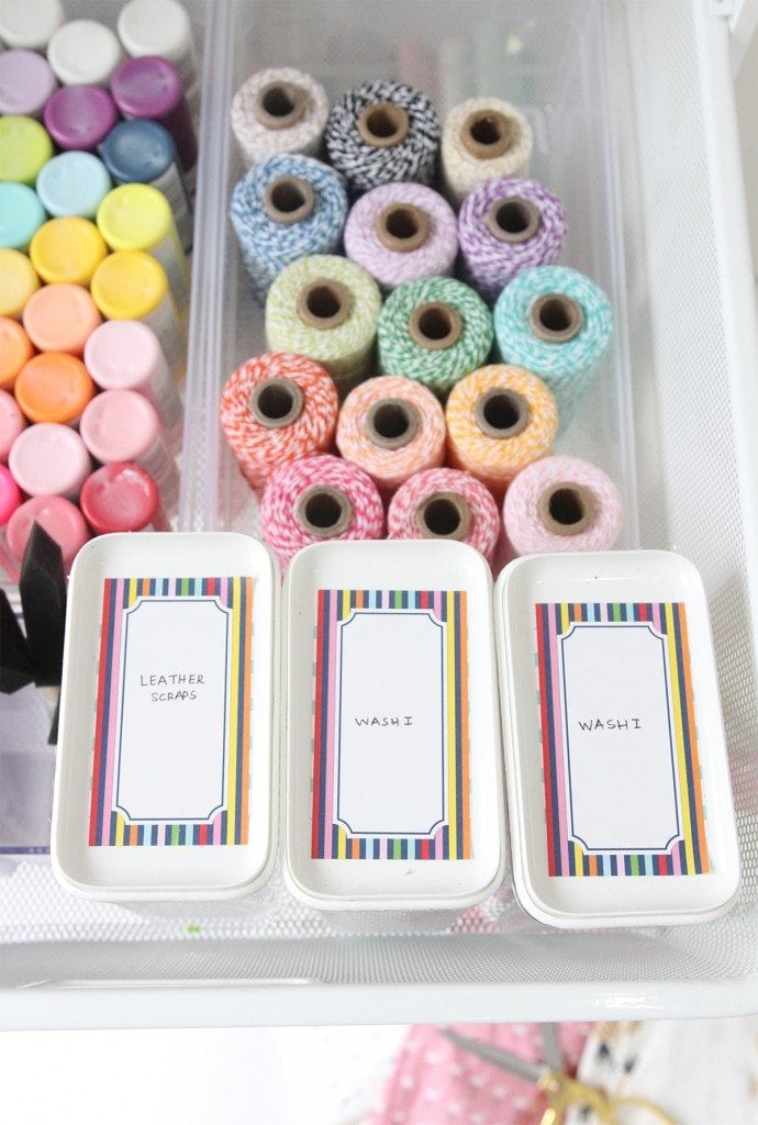 Build an elfa Craft Room Cart - Damask Love