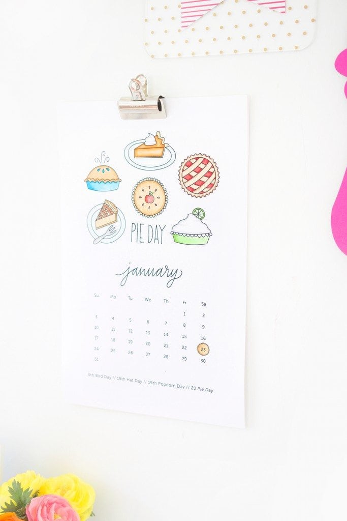 Free Printable Coloring Calendar Pages - Damask Love