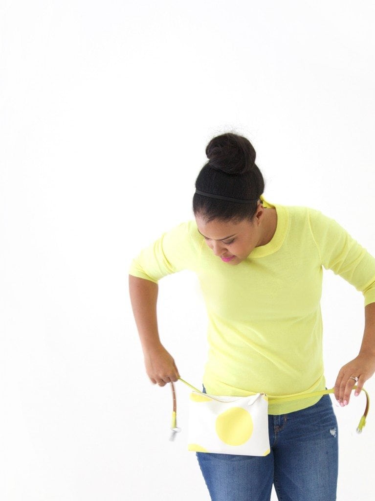 Modern Easy DIY Fanny Pack - Damask Love