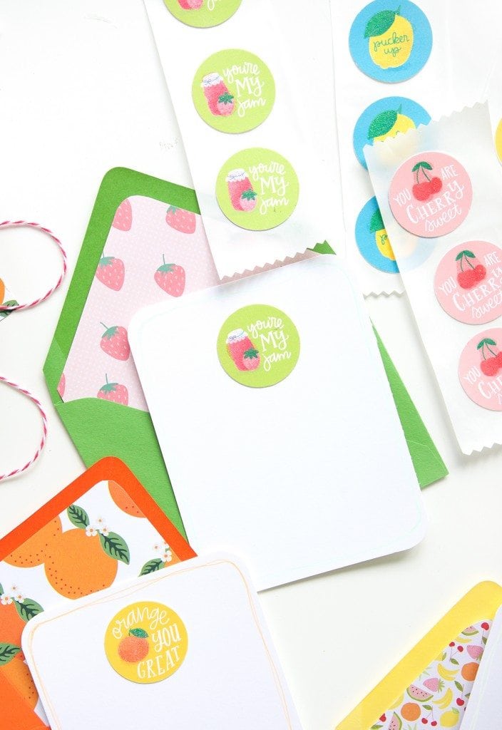 DIY Printable Scratch and Sniff Stickers - Damask Love