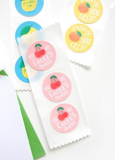 DIY Printable Scratch and Sniff Stickers - Damask Love
