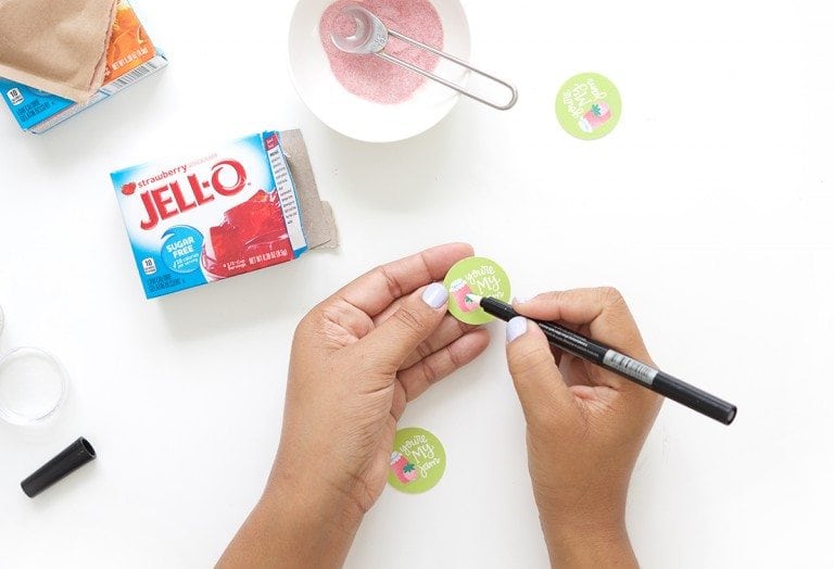 DIY Printable Scratch and Sniff Stickers - Damask Love