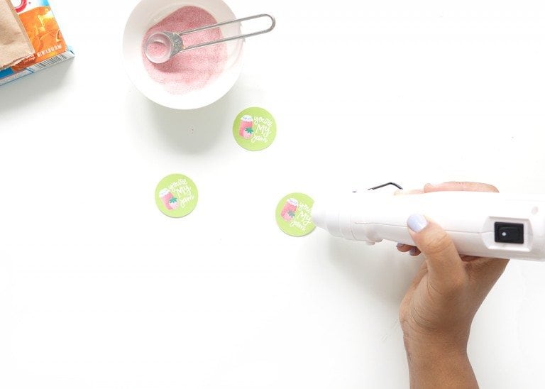 DIY Printable Scratch and Sniff Stickers - Damask Love