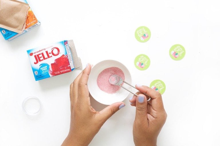 DIY Printable Scratch and Sniff Stickers - Damask Love