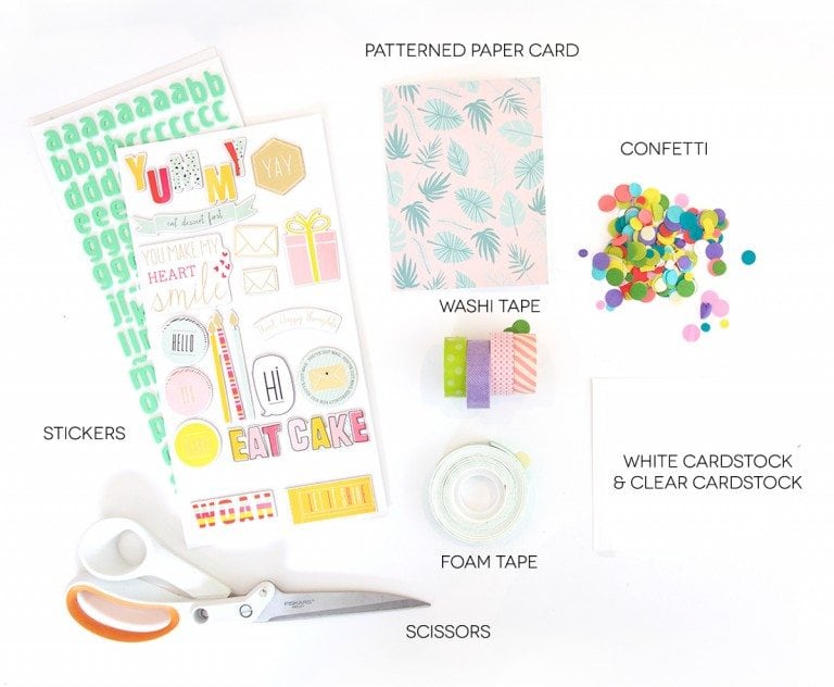 DIY Easy Shaker Cards - Damask Love