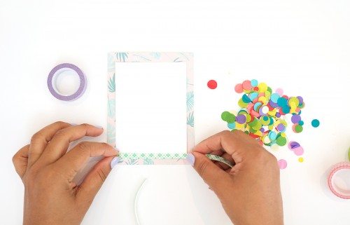 DIY Easy Shaker Cards - Damask Love