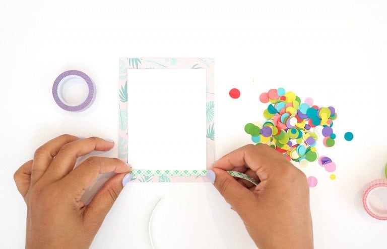 DIY Easy Shaker Cards - Damask Love