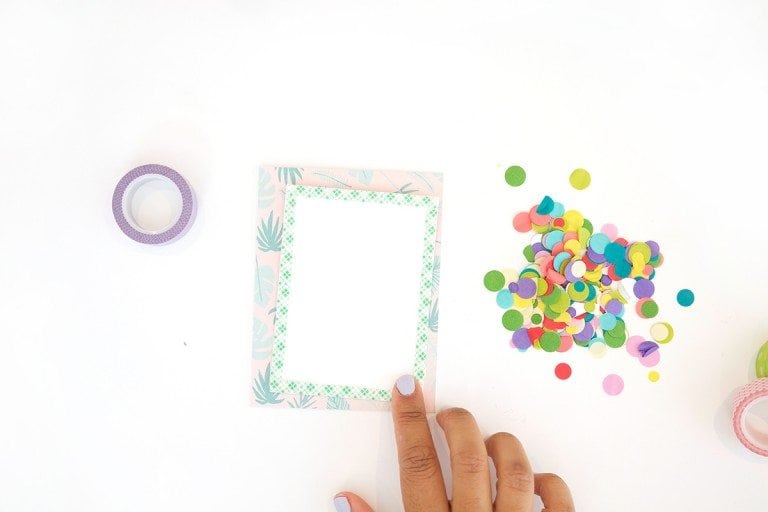 DIY Easy Shaker Cards - Damask Love