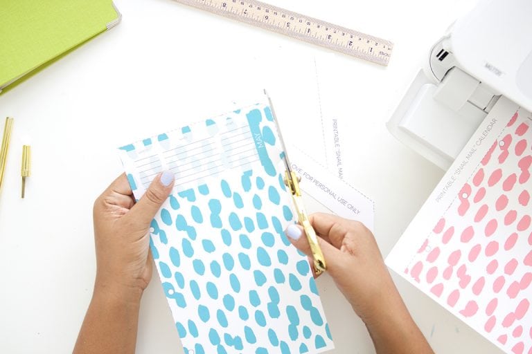 DIY Stationery Organizer Binder - Damask Love