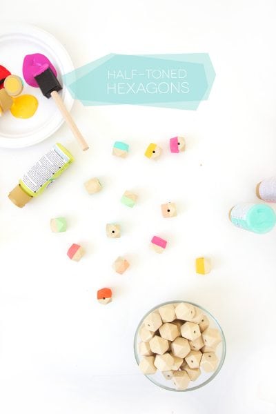 How to Paint Wooden Beads - Damask Love