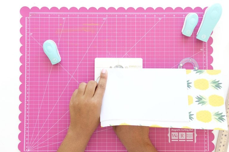 Easy Stapled Notebooks - Damask Love