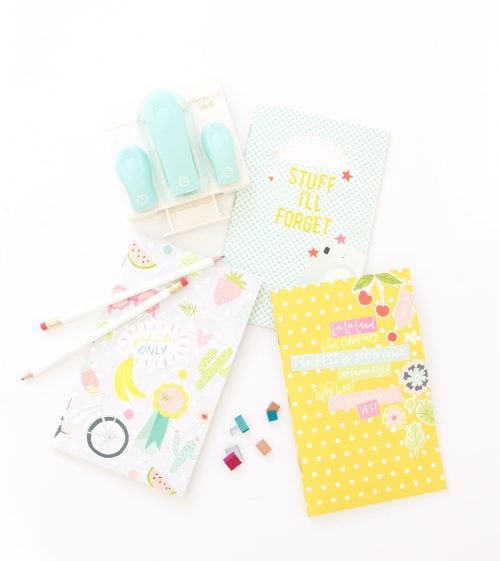 Easy Stapled Notebooks - Damask Love