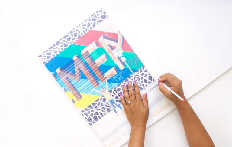 Easy DIY Tryptic Wall Art - Damask Love