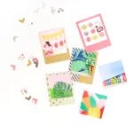 Perfect Paper Polaroid Frames - Damask Love