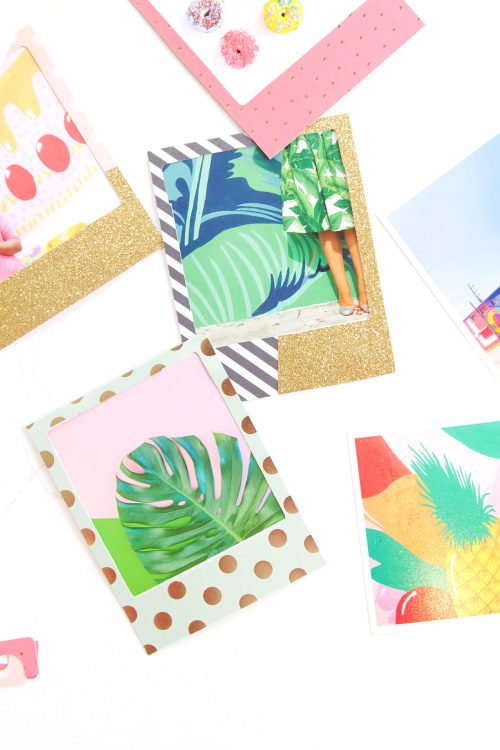 Perfect Paper Polaroid Frames - Damask Love
