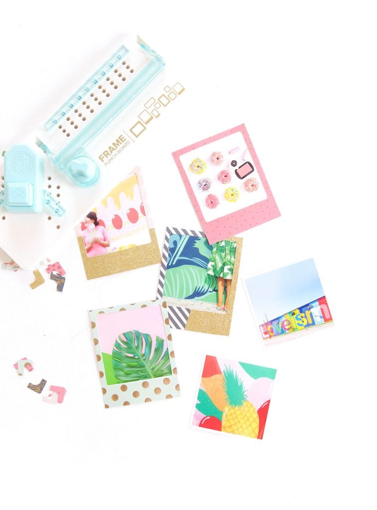 Perfect Paper Polaroid Frames - Damask Love