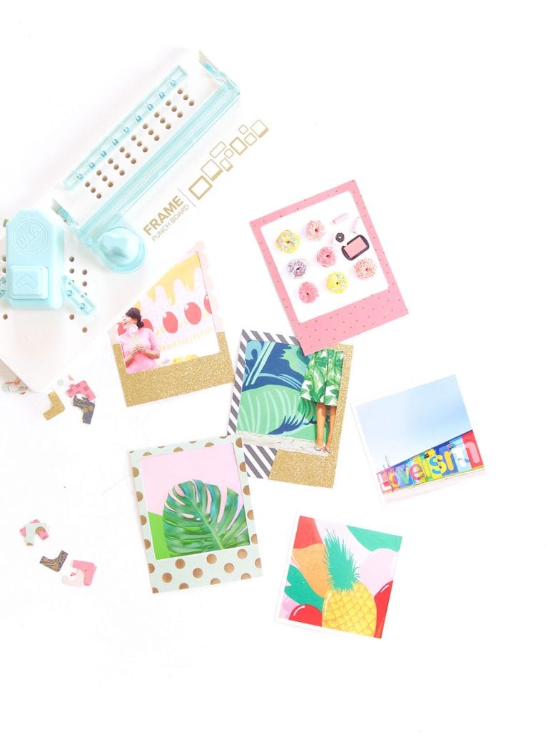 Perfect Paper Polaroid Frames - Damask Love