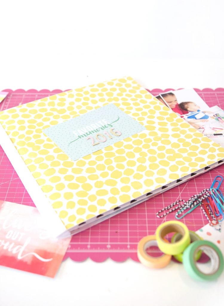 Make an Easy DIY Scrapbook - Damask Love