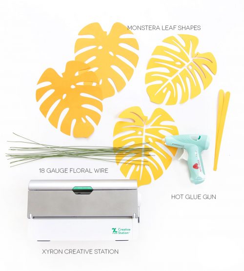 DIY Paper Monstera Leaves - Damask Love