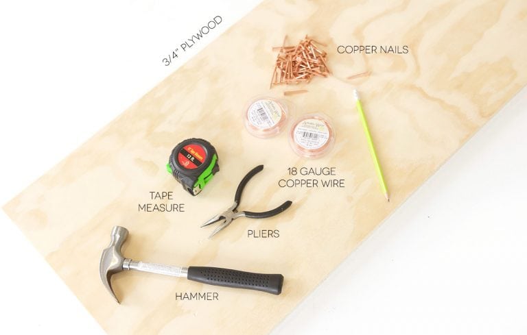 DIY Copper Wire Inspiration Board - Damask Love