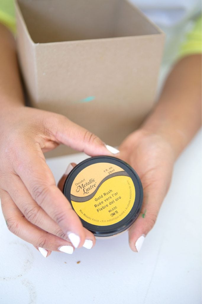 DIY Painted Gift Boxes - Damask Love