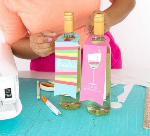 DIY Printable Wine Tags - Damask Love