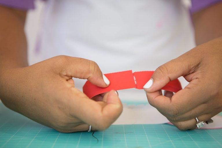 Printable Peppermint Treat Box - Damask Love