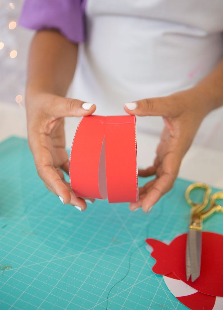 Printable Peppermint Treat Box - Damask Love