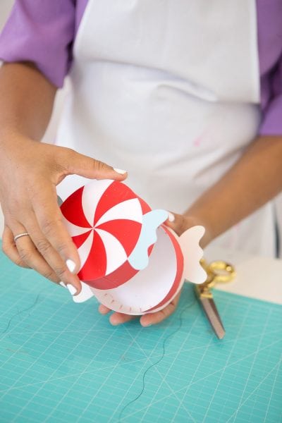 Printable Peppermint Treat Box - Damask Love