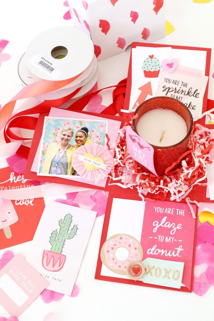 DIY Valentine's Day Surprise Box - Damask Love