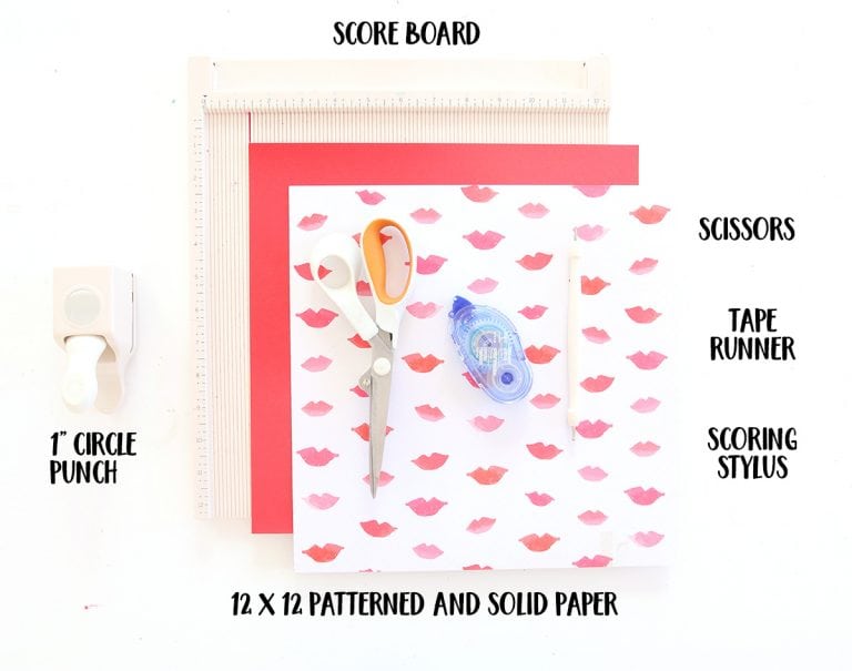 DIY Valentine's Day Surprise Box - Damask Love