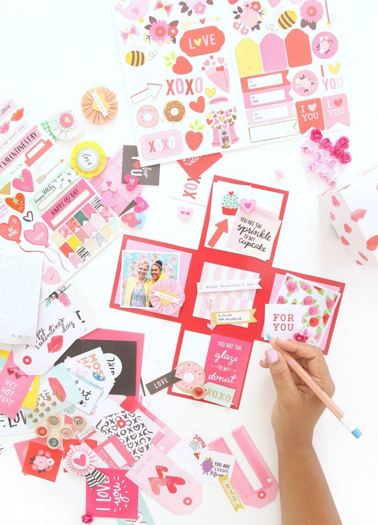 DIY Valentine's Day Surprise Box - Damask Love