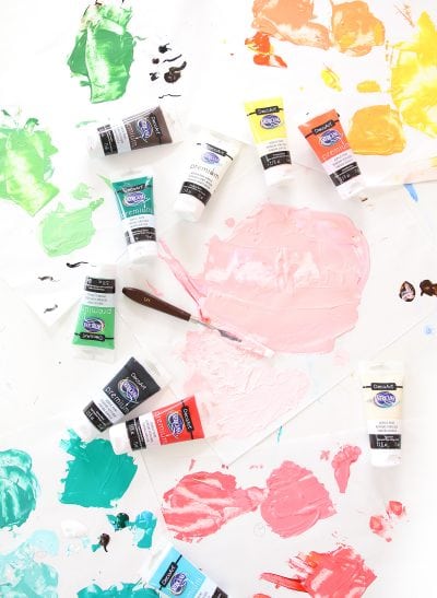 Printable Paint by Number - Damask Love