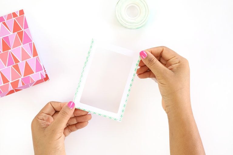 DIY Paper Easel Frames - Damask Love