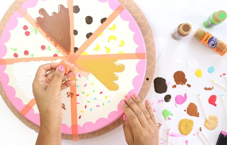 DIY Ice Cream Sundae Roulette Game - Damask Love