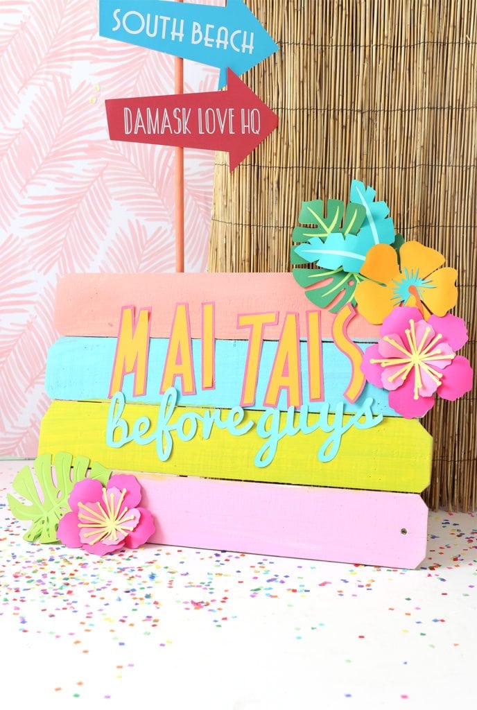 Easy DIY Tiki Bar - Damask Love