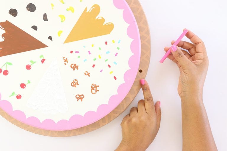 DIY Ice Cream Sundae Roulette Game - Damask Love