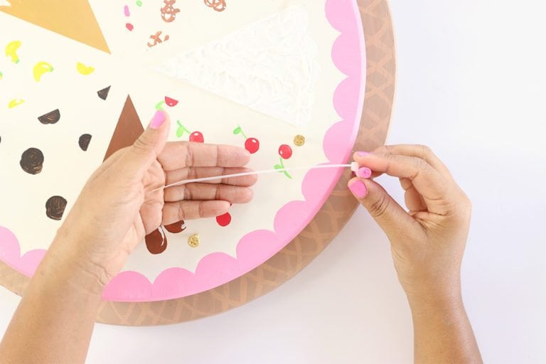 DIY Ice Cream Sundae Roulette Game - Damask Love