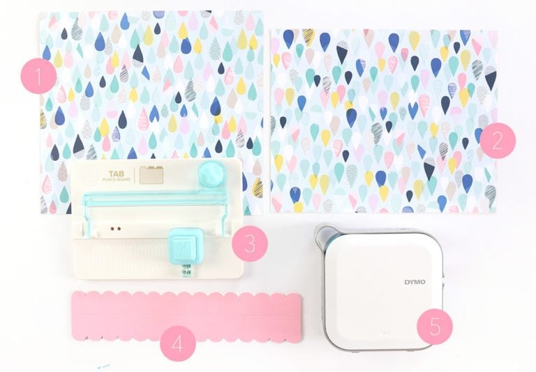 DIY Custom File Folders - Damask Love