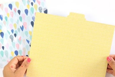 DIY Custom File Folders - Damask Love