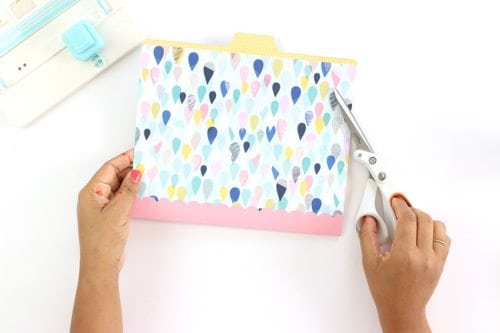 DIY Custom File Folders - Damask Love