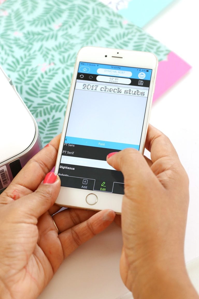 DIY Custom File Folders - Damask Love